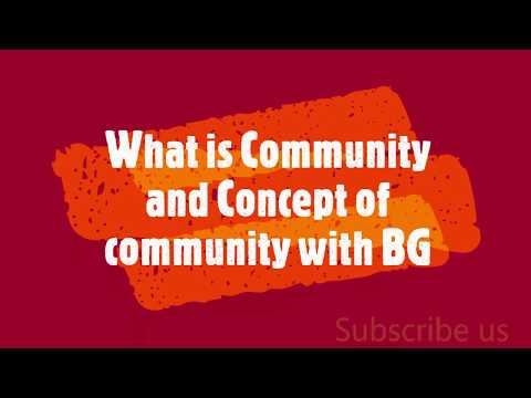 Concept of Community development and Definition