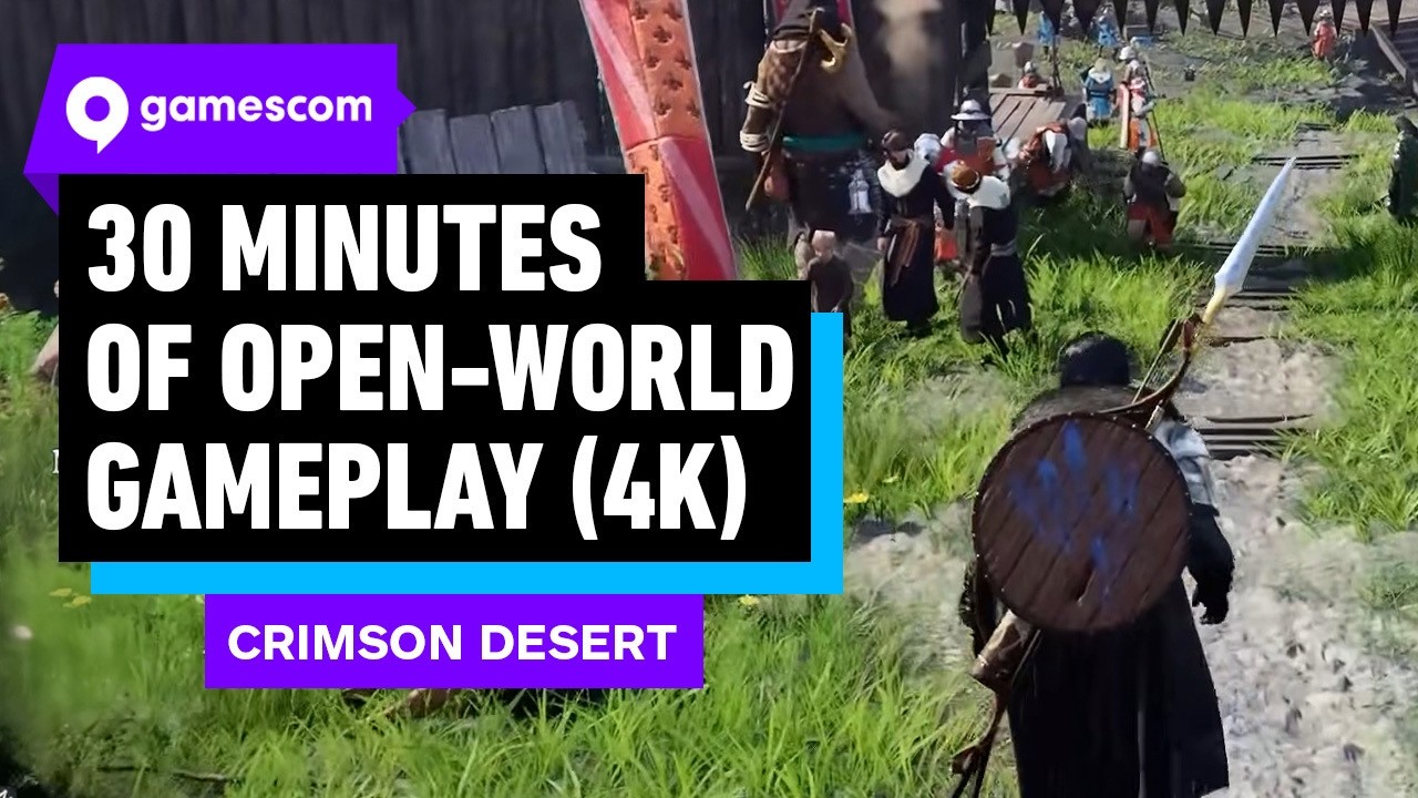Crimson Desert - 30 minutes of 4K Gameplay | gamescom 2025