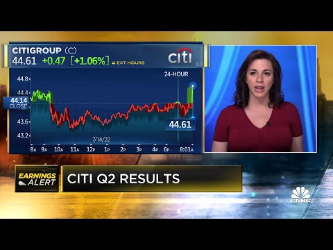 Citigroup beats earnings estimates as bank benefits from rising interest rates