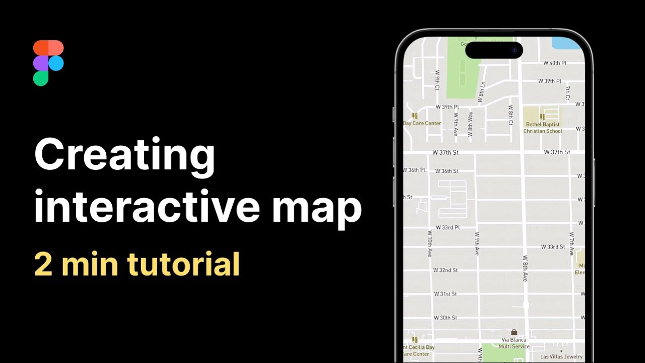 Creating Interactive Map in Figma