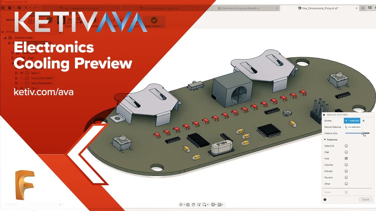 Electronics Cooling Preview | AVA: Fusion 360