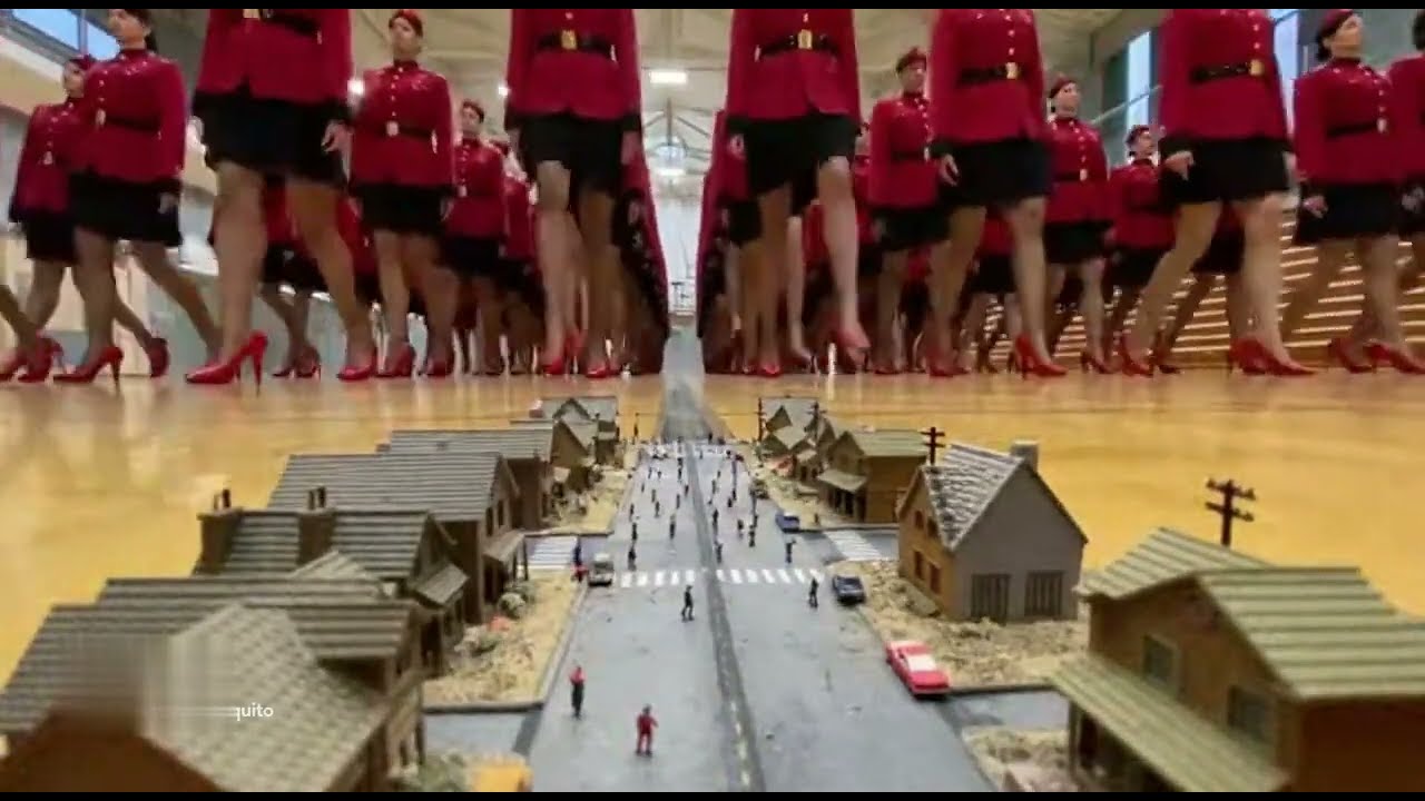 Giantess Marching 05 - draft / sketch