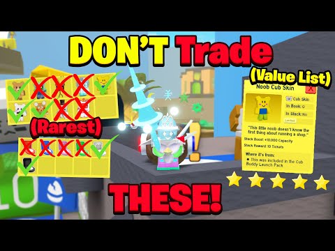 The Value Of Every Sticker & Beequip! How To NOT Get Scammed When Trading (Bee Swarm Simulator)