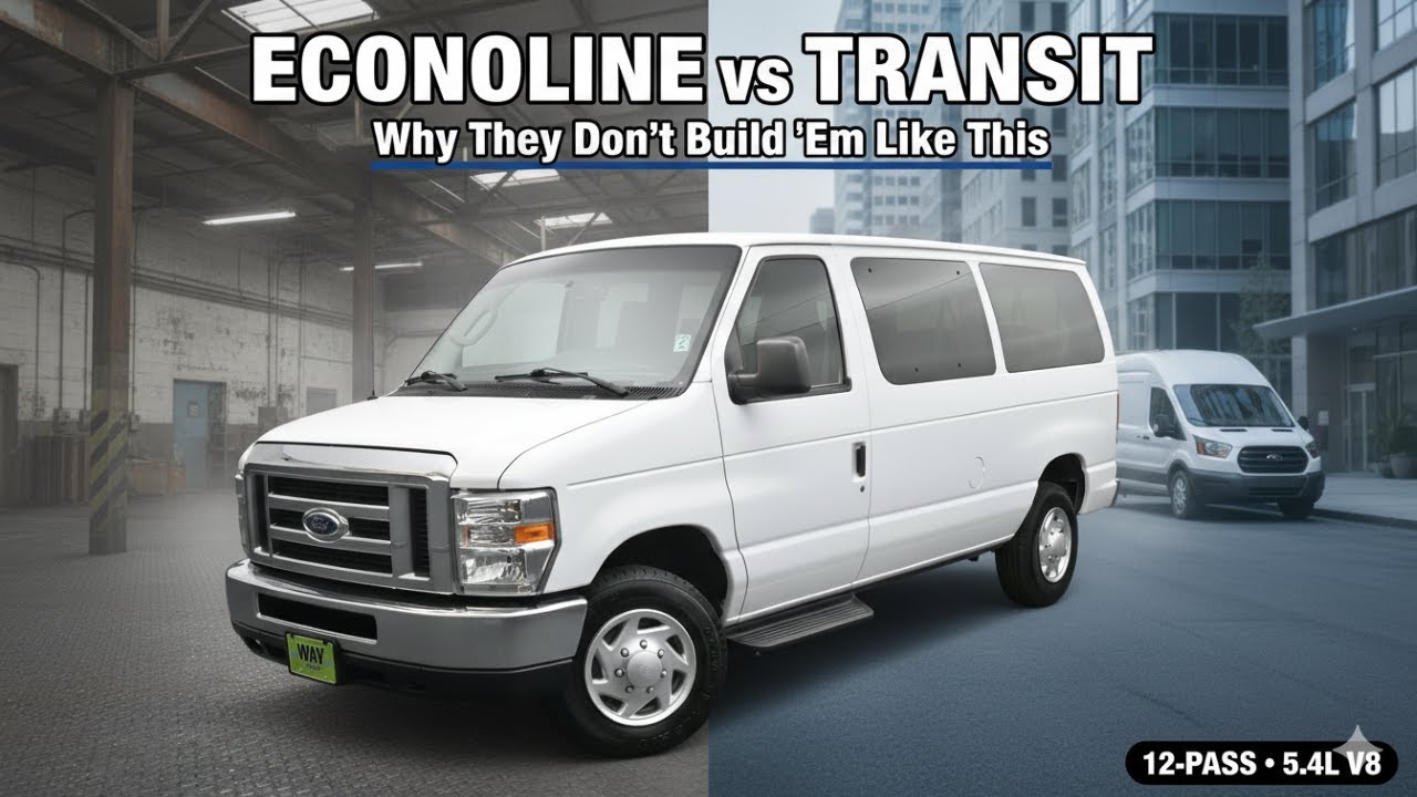 2014 Ford Econoline E-350 — Last of the Old-School Vans (vs Transit)