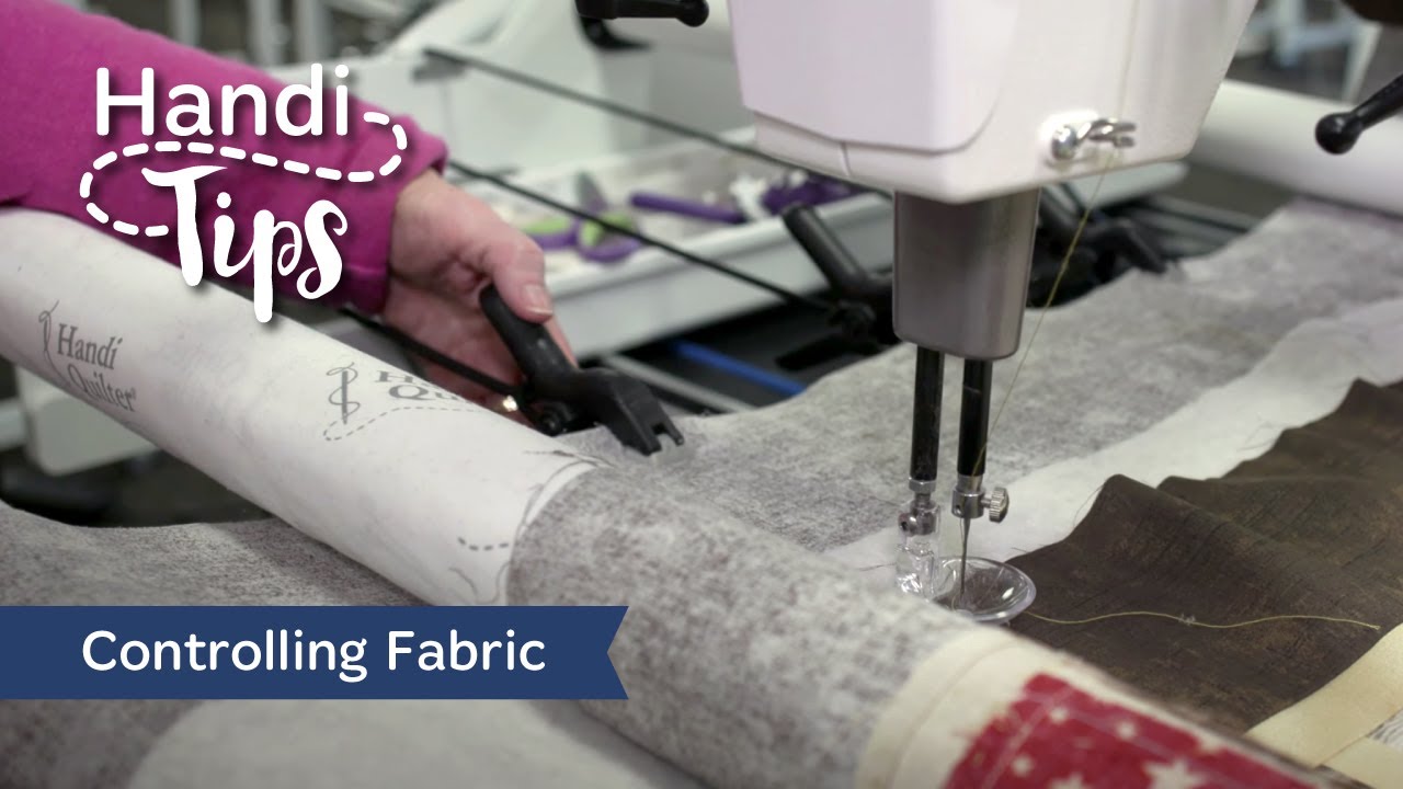 Controlling Fabric - Handi Tip
