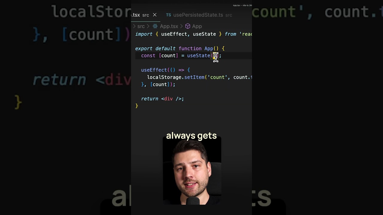 Persist State to localStorage in React