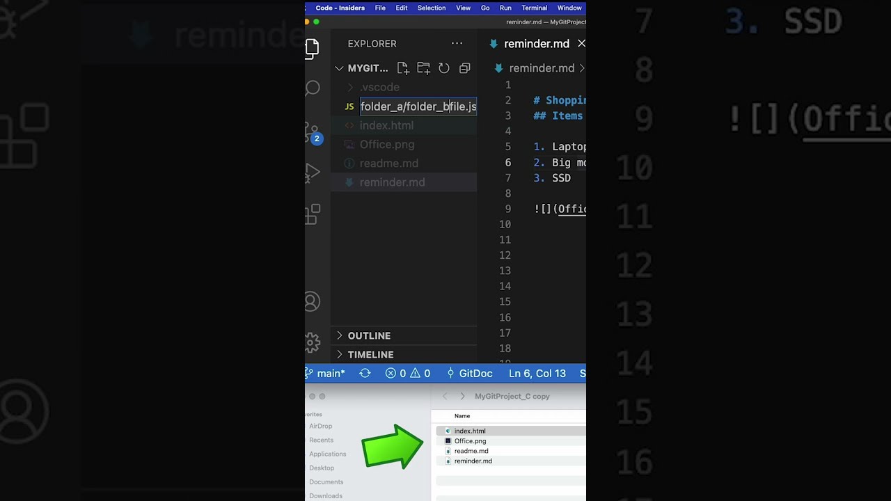 Folders & files in VS Code made super fast like this!