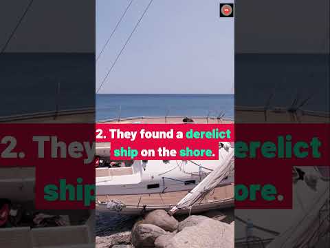 Derelict– Meaning, Synonyms & 5 Sentences | Learn English in 30 Seconds! #shorts #learnenglish