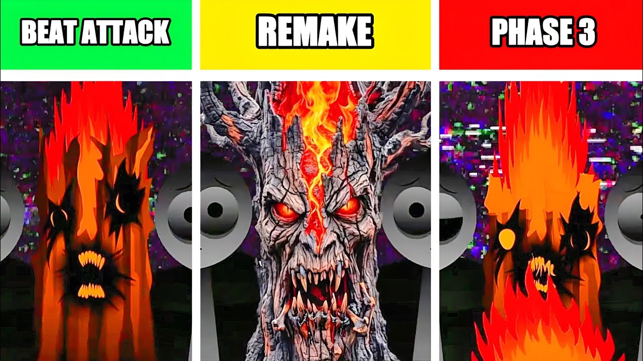 Sprunki Beat Attack Vs Remake Vs Phase 3