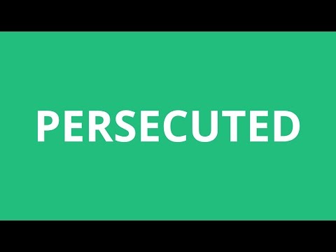 How To Pronounce Persecuted - Pronunciation Academy