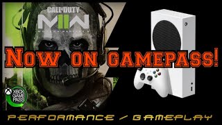Xbox Series S | Call of Duty Modern Warfare 2 | Performance / Gameplay