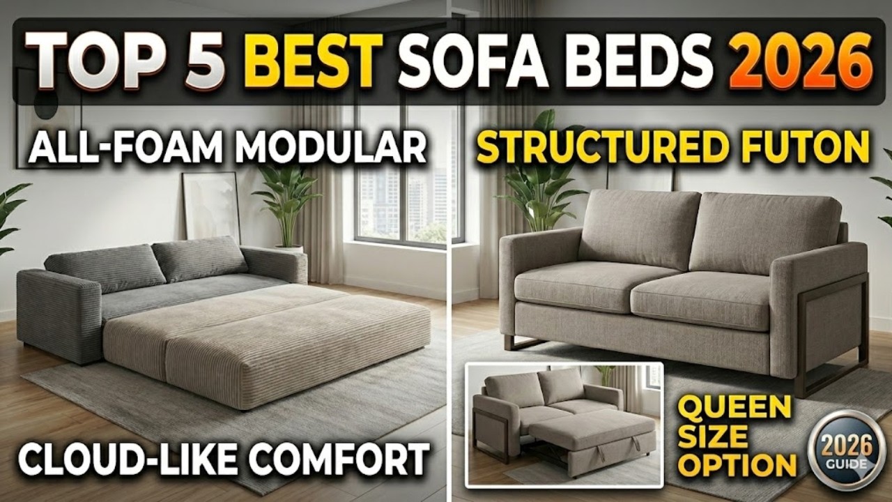 Top 5 Best Sofa Beds 2026 – Compact, Convertible & Pull-Out Sleeper Couches Reviewed!