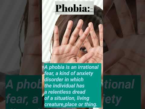 What is phobia ?
