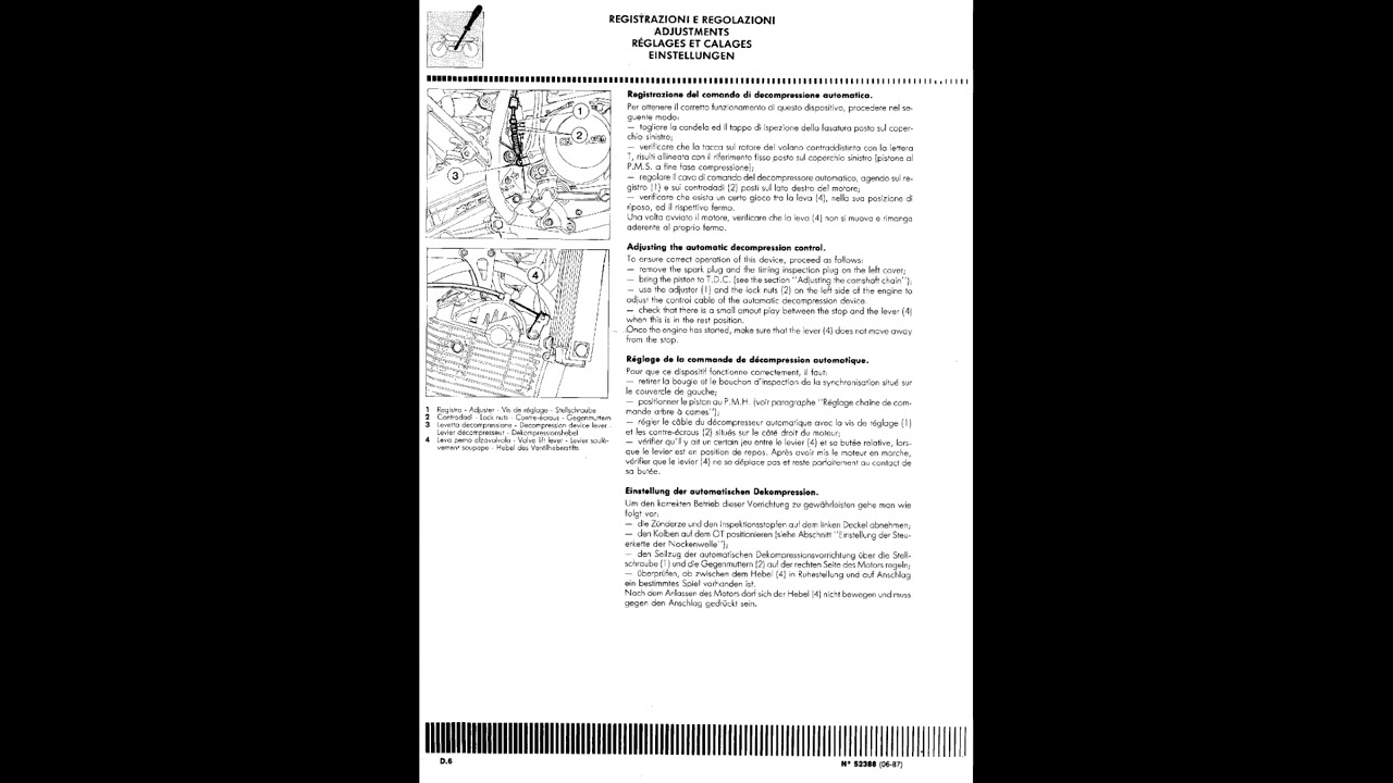 CAGIVA T4 350 R-E T4 500 E (1987) Service Manual PDF - Official Repair Guide Download