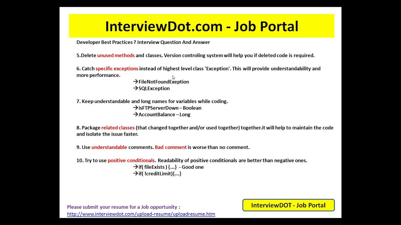 17 SOFTWARE DEVELOPER BEST PRACTICES