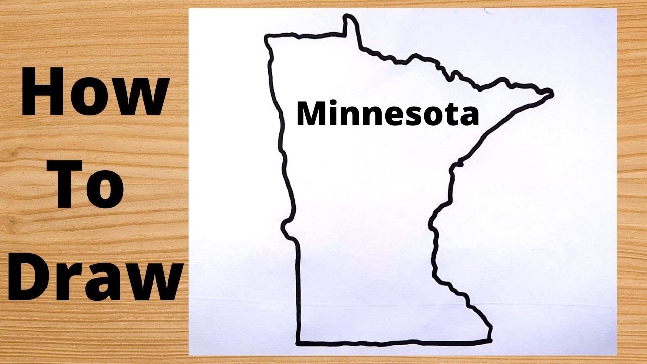 Drawing Minnesota State Map - Hidden Trick