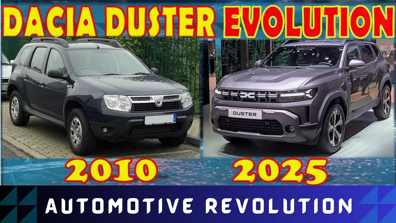 Dacia Duster Evolution (2010-2025)