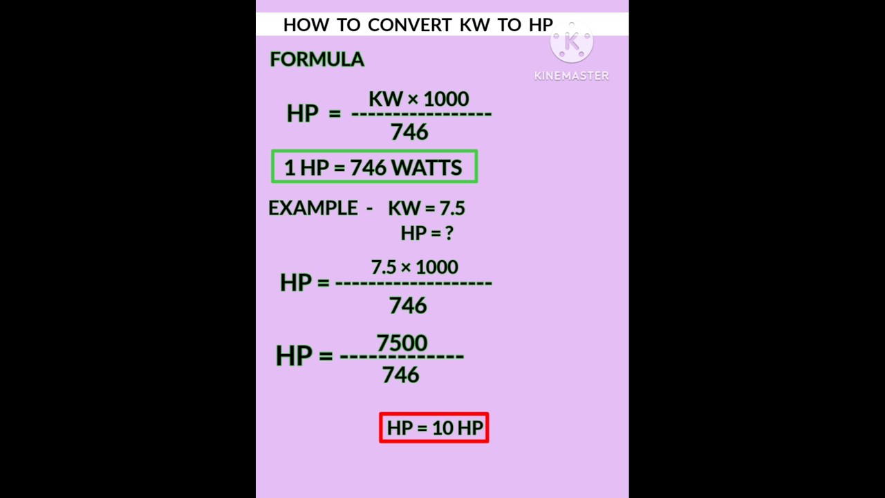 tout savoir sur la conversion kW en chevaux et ses différentes unités
