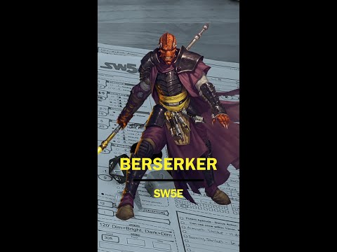 The Berserker class | Star Wars 5e (SW5e) Beginner's Guide