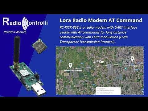 LoRa Radio Modem AT command