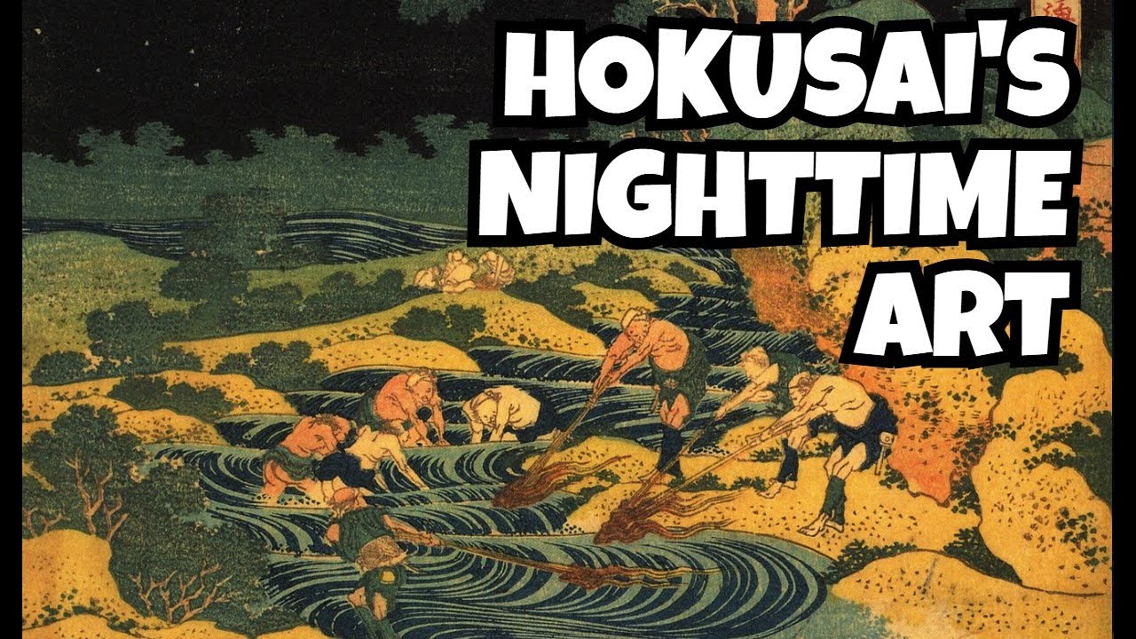 Fishing by Torchlight in Kai Province – Katsushika Hokusai’s Nighttime Harmony