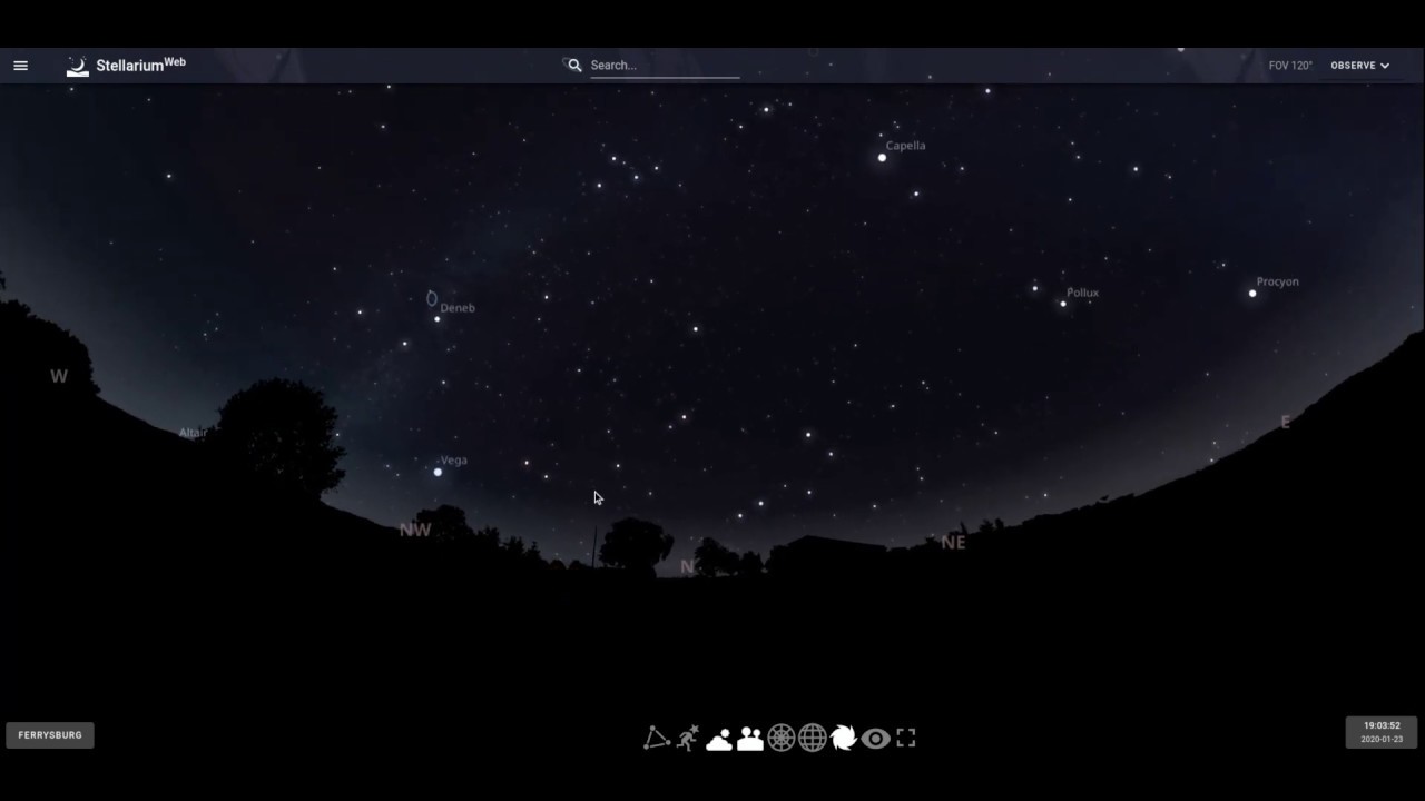 Overview of Stellarium Web