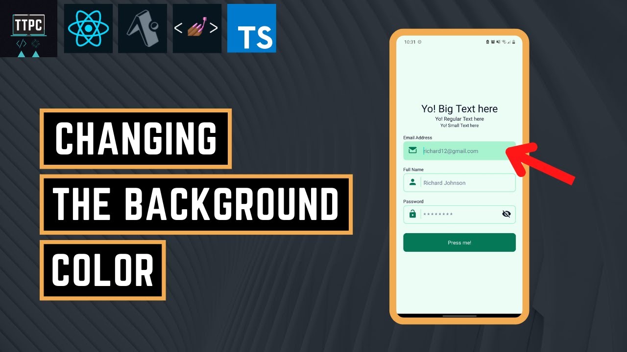 Styling React Native TextInput on Focus | React Native Custom Components with TypeScript #5