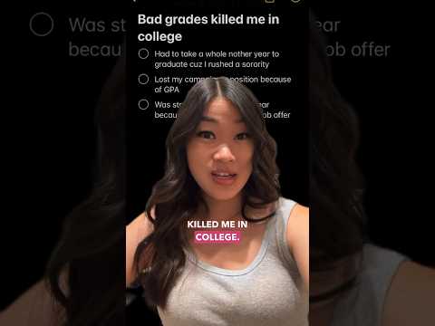 How Bad Grades Killed Me in College #engineeringstudent #collegetips #collegeadvice #techcareer