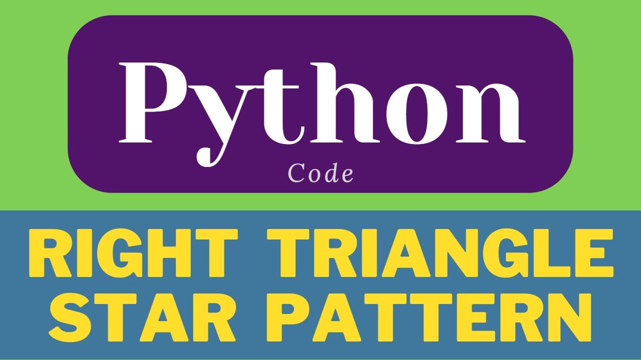 Right triangle star Pattern in Python * Pattern Program in Python  * #shorts  #python #ytshorts
