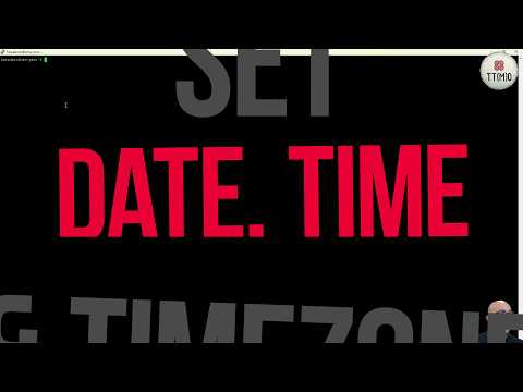 PMS on Ubuntu: Step 8 of 14: Setting date and time & time zone