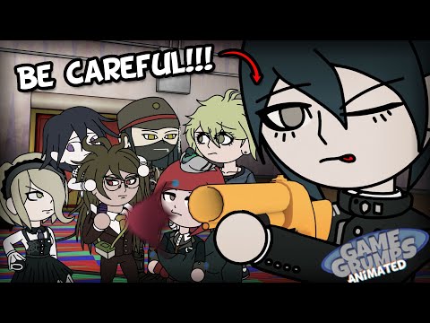 Shuichi needs to work on his aim... (DRv3 FINALE) - @GameGrumps Animated