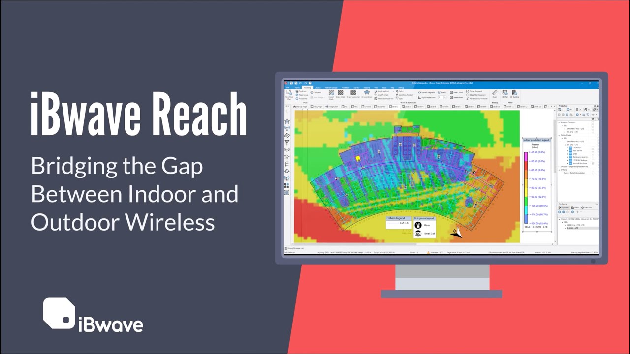 Bridge the Gap Between Indoor and Outdoor Wireless with iBwave Reach