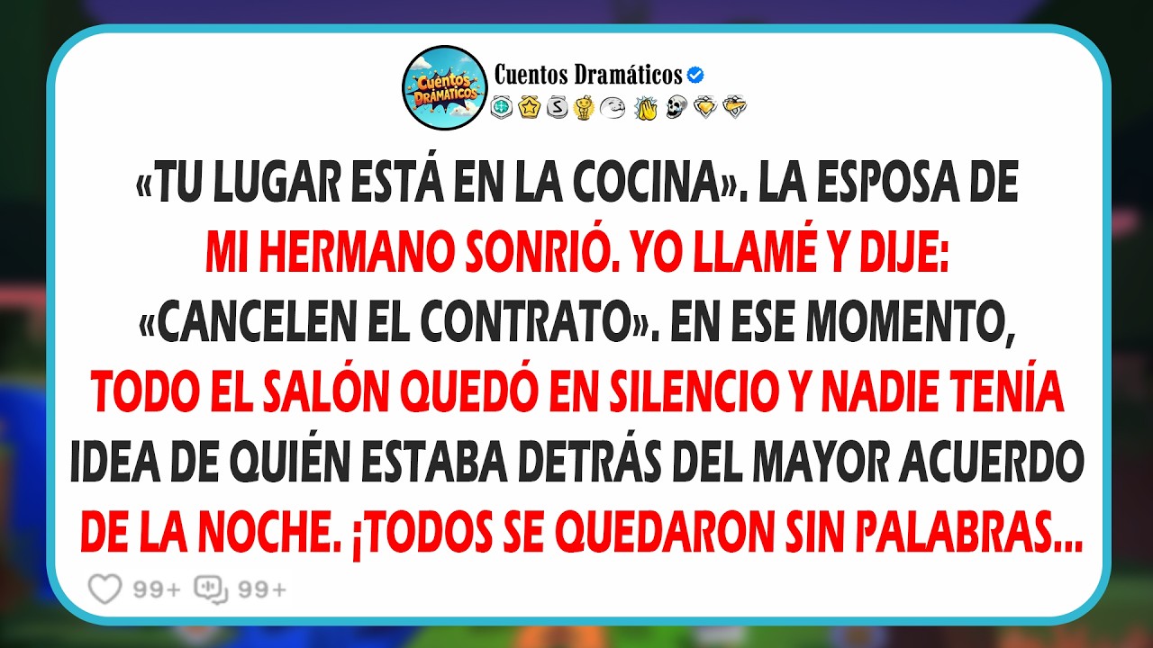 Mi familia me sentó en la cocina en la boda de mi hermano, así que les quité un millón delante de...