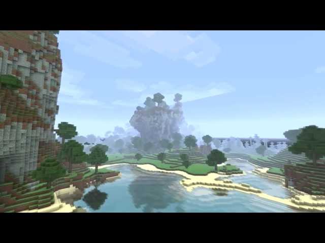 Deep Valley (v2): Custom Terrain Minecraft Map