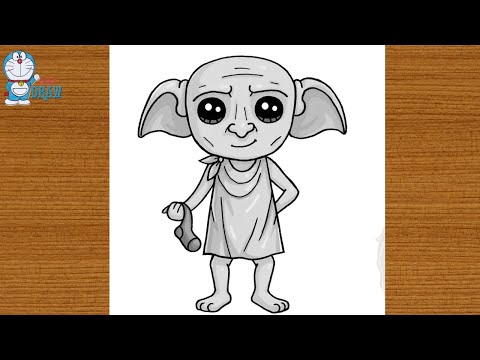 How to Draw Dobby from Harry Potter – I'm Youtuber – Follow my videos ...