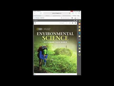 Environmental Science Textbook Directions