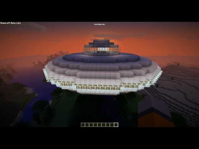UFO spaceship Minecraft Map