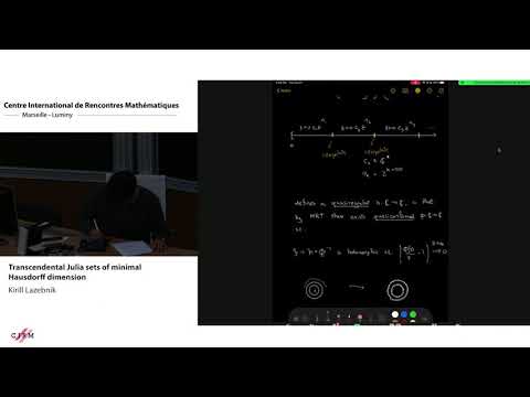 Kirill Lazebnik: Transcendental Julia sets of minimal Hausdorff dimension