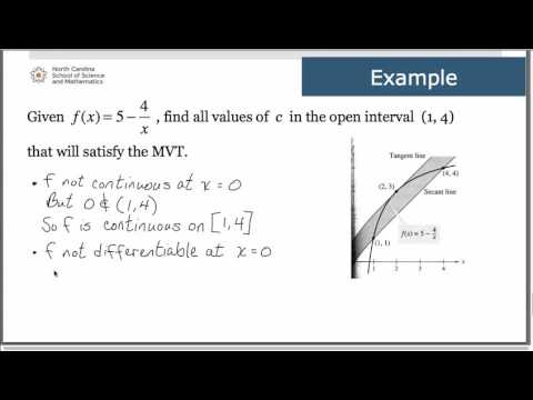 The Mean-Value Theorem