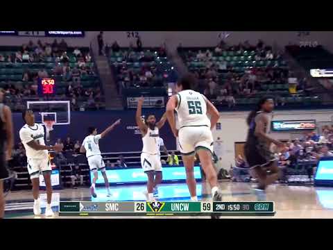 UNCW MBB | Highlights vs Spartanburg Methodist, 12-28-24