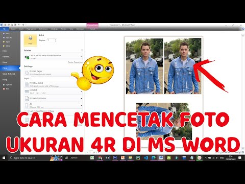 Cara Membuat dan Mencetak Foto Ukuran 4R di Word