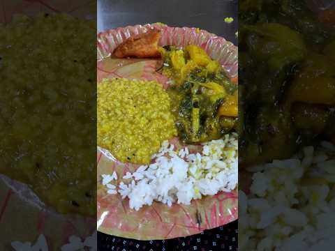 Adyapith Mandir Mahaprasad 🙏❤ #shorts #mandir #prasad #lunch #video #food #vlog #explore #viral