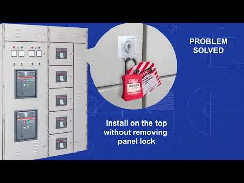 Lockout Tagout Video - Electrical Panel Key Type Lock - Exposed Lockout Device Innovation