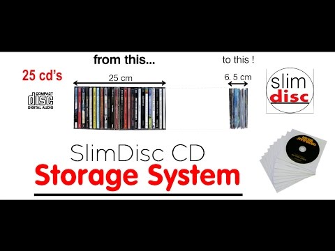 SlimDisc CD Storage System Demonstration Video