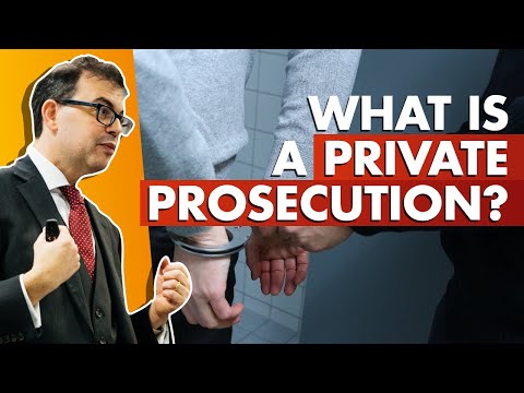 What is a private prosecution? #shorts
