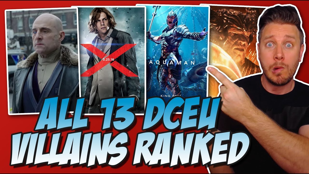 All 13 DCEU Villains Ranked! (w/ Doctor Sivana & Ocean Master)