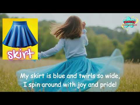 ๐ต Letโs Learn the Word โSkirtโ with a Fun Rhyme! ๐ต๐| Learn English with Rhymes | ESL young learners