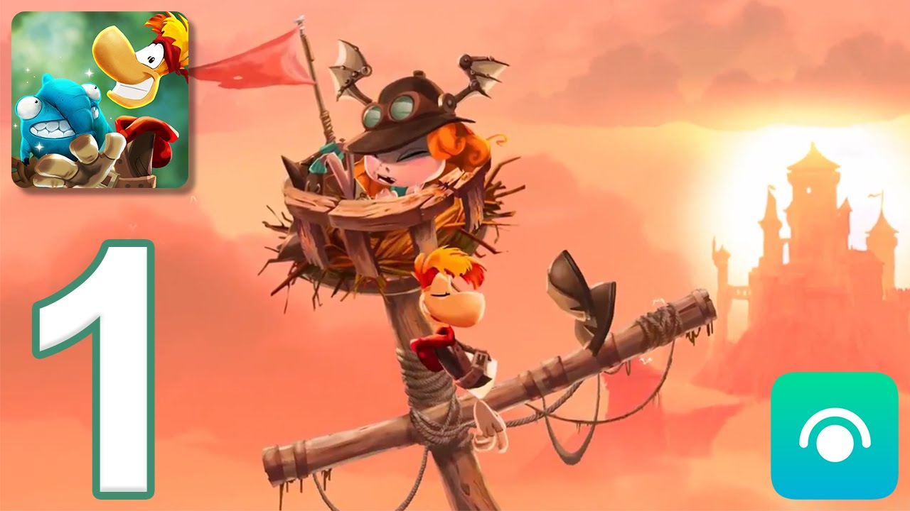 Rayman Adventures - Gameplay Walkthrough Part 1 - Adventures 1-2 (iOS, Android)
