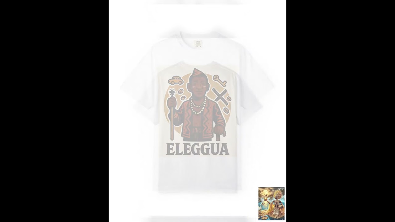 Eleggua Illustration T-Shirt | Santeria Orisha Graphic Tee