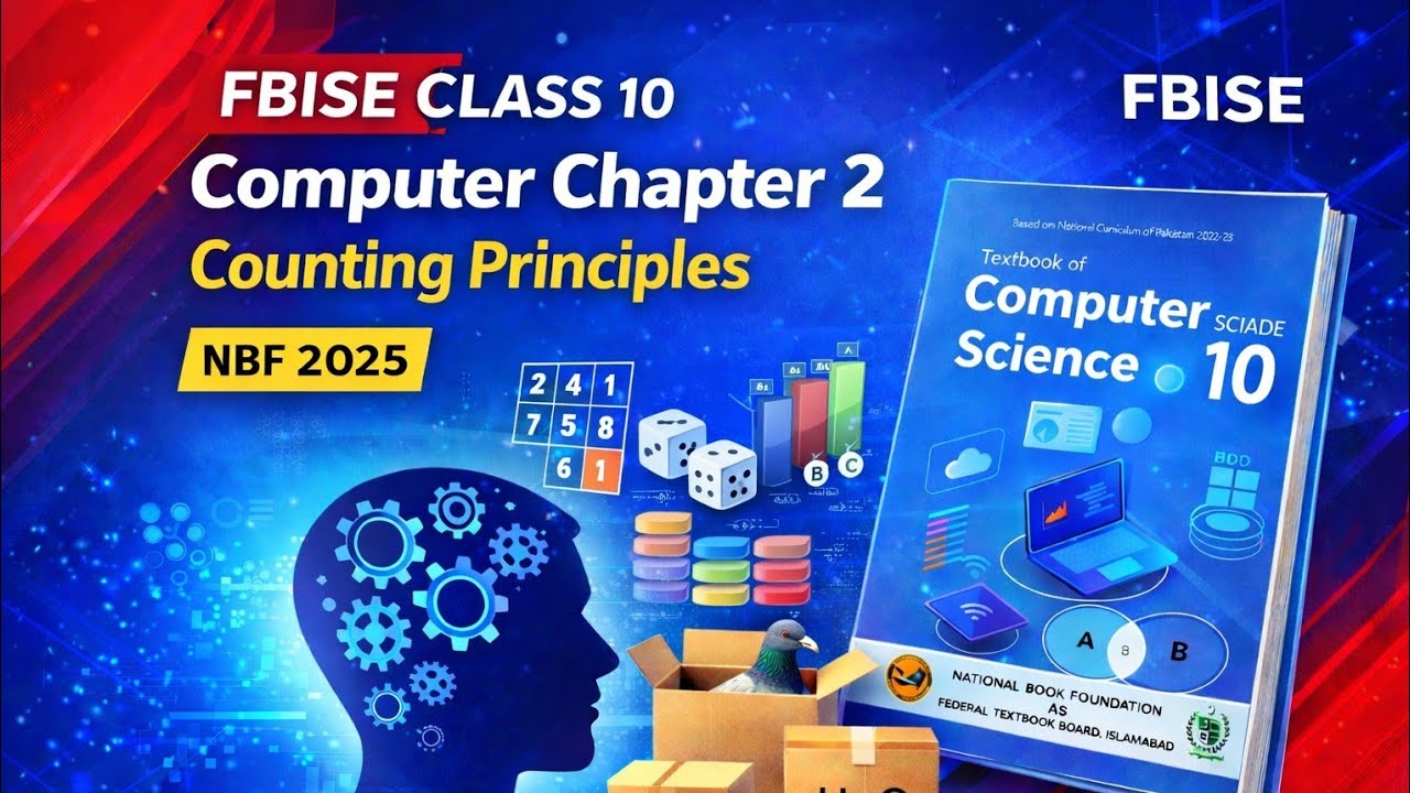 FBISE Class 10 Computer | Counting Principles | Chapter 2  Nbf 2025
